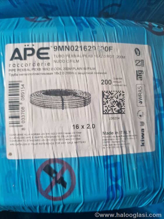 APE Cev za grejanje, vodovod | Halo Oglasi