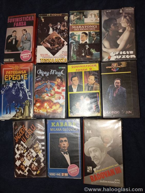 Domaći VHS filmovi, 200din komad | Halo Oglasi