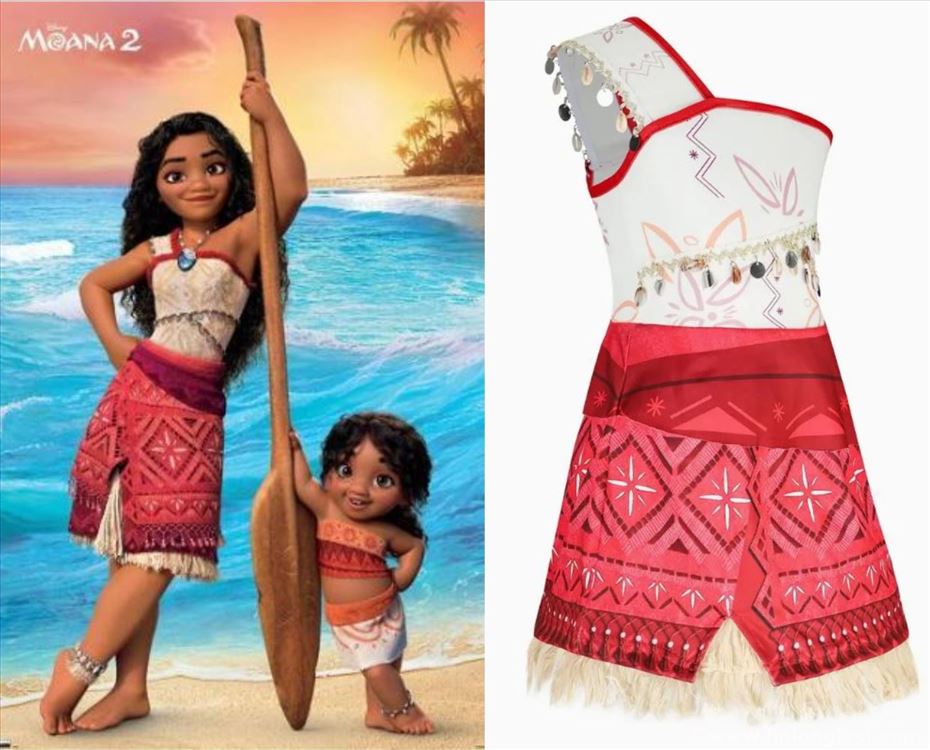 Kostim Moana 2 Vajana havajka kostimi za decu m8 | Halo Oglasi