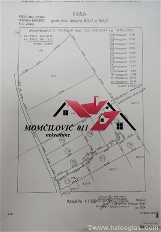 Vranić, Meljak, građevinski plac | Halo Oglasi