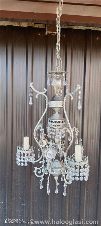 dizajnerski venezijanski luster sa pravim kristalo | Halo Oglasi