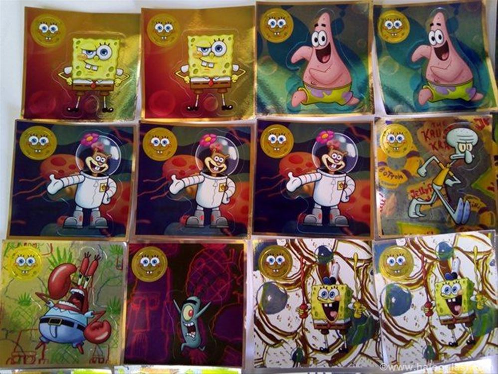 Sundjer Bob sličice 101 komad | Halo Oglasi