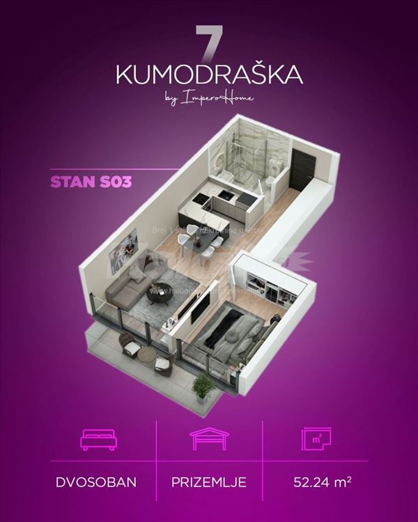 Extra lux stan. Autokomanda. Bez provizije | Halo Oglasi