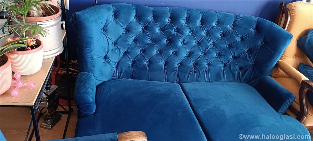 Chester trosed, dve fotelje i tabure, komplet | Halo Oglasi