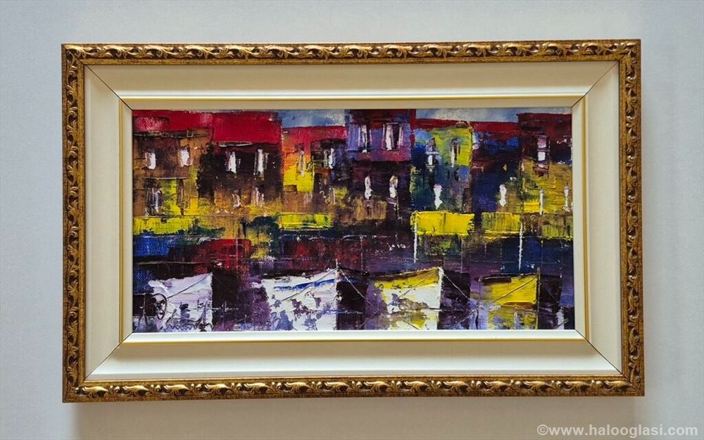 Ulje na platnu - Veče na moru, prelepa slika! | Halo Oglasi