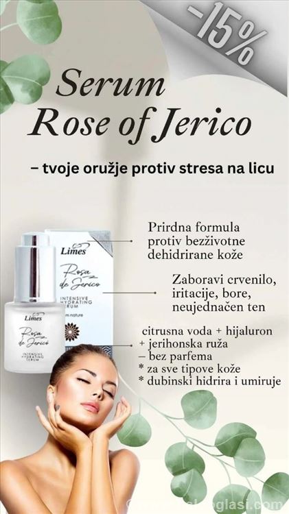 Serum za lice sa hijaluronom i jerihonskom ružom | Halo Oglasi