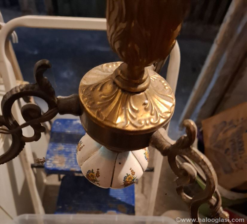 Starinski luster sa tri kugle | Halo Oglasi