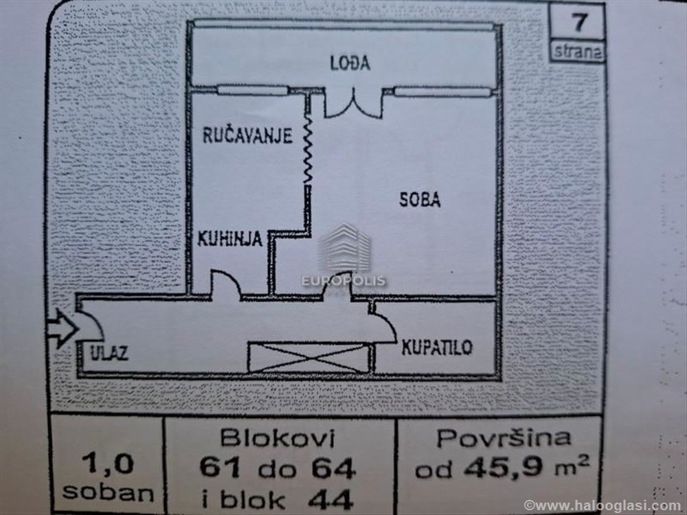 Gandijeva, Blok 63, Novi Beograd ID#6232 | Halo Oglasi