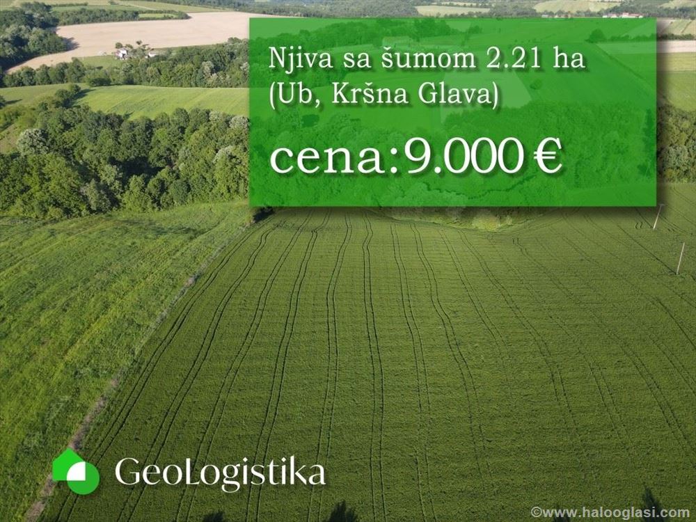 Njiva sa šumom 2.21 ha | Halo Oglasi