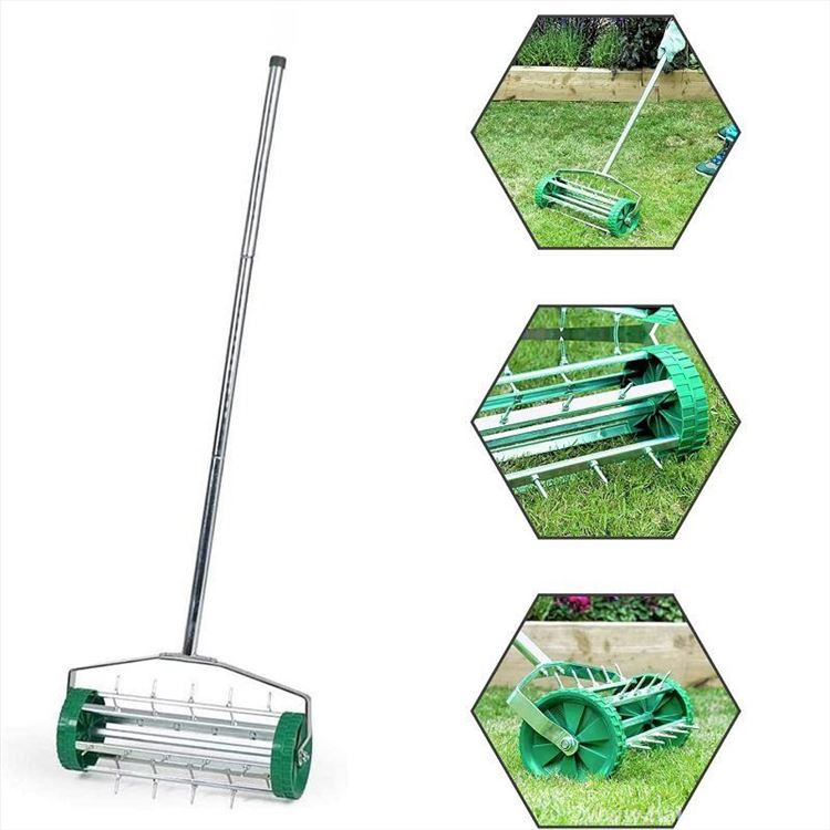 Aerator Za Travnjak Sa Drškom 28cm 145cm DK | Halo Oglasi