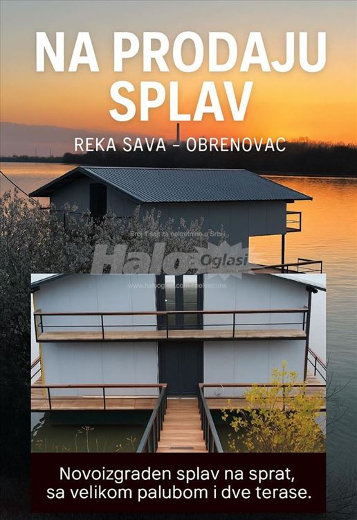 Hitna prodaja, splav, Obrenovac, reka Sava | Halo Oglasi