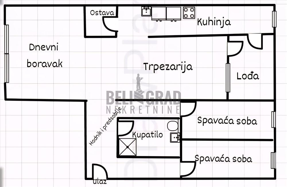 Mirijevo, dvostran, kod OŠ Pavle Savić | Halo Oglasi