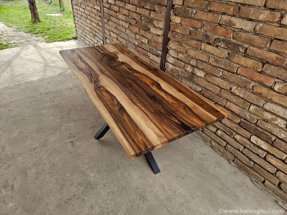 Trpezarijski sto puno drvo orah | Halo Oglasi