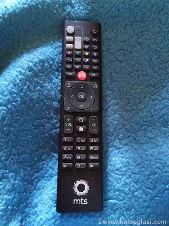 Daljinski za IPTV original MTS daljinac Iris crni | Halo Oglasi