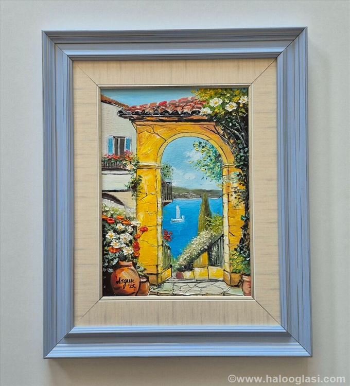 Ulje na platnu - Toplina mediterana, prelepo! | Halo Oglasi