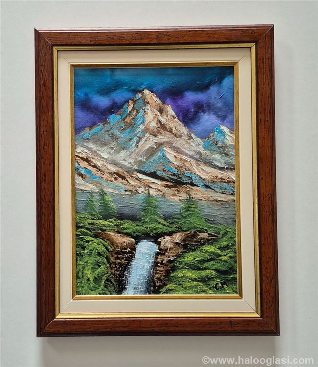 Ulje na platnu - Planinski pejzaž | Halo Oglasi