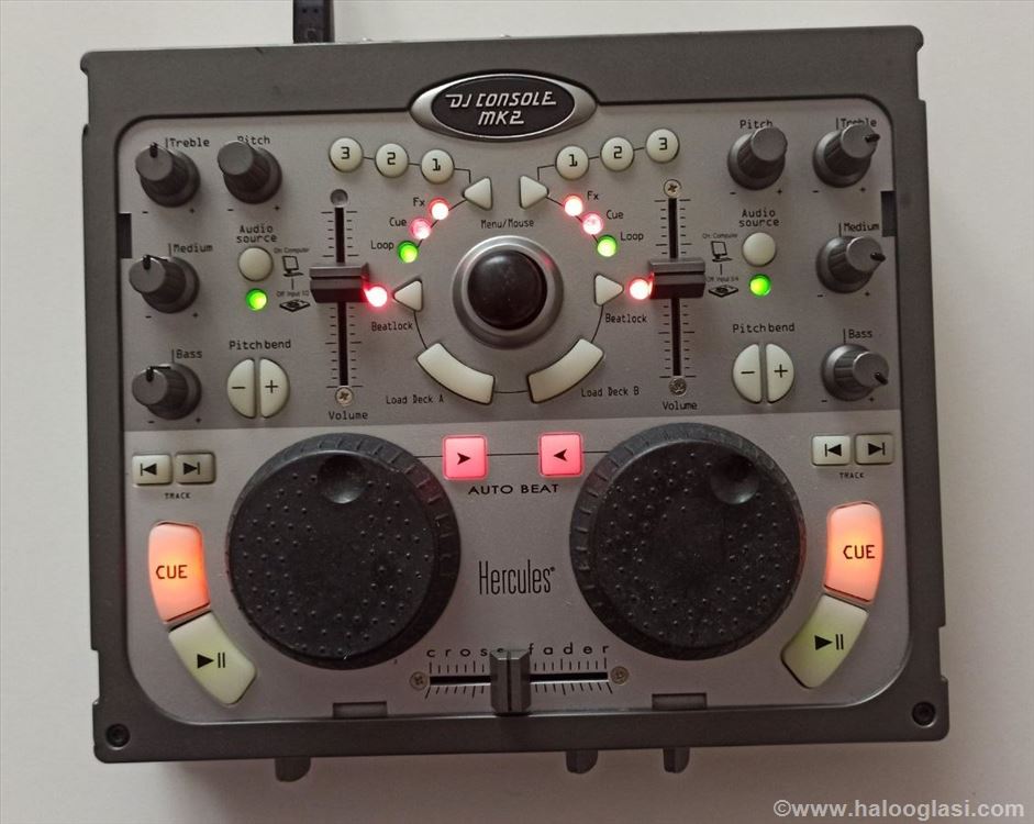 Hercules DJ Console MK2 - kompaktna DJ mikseta | Halo Oglasi