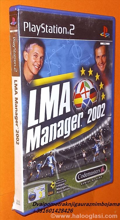 LMA Manager 2002 PS2 | Halo Oglasi