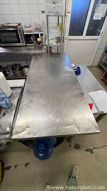 Inox radni sto – 160×60 cm, sklopive noge | Halo Oglasi
