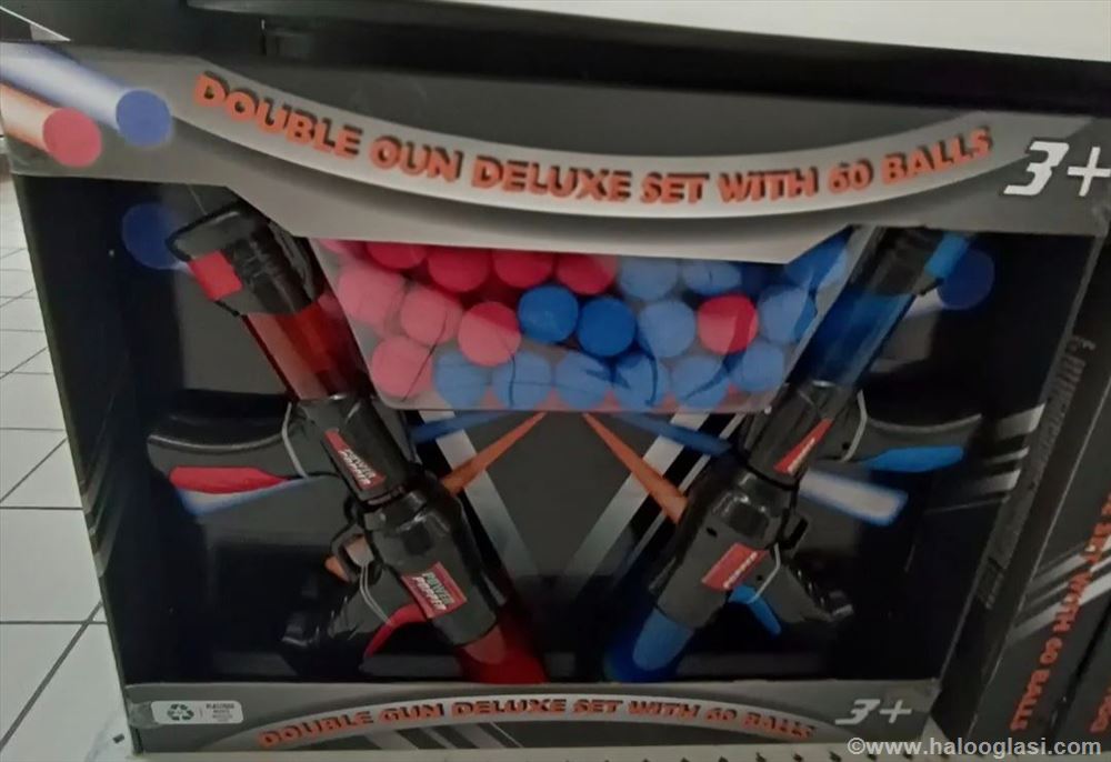 Deluxe puške sa lopticama, plave, crvene | Halo Oglasi