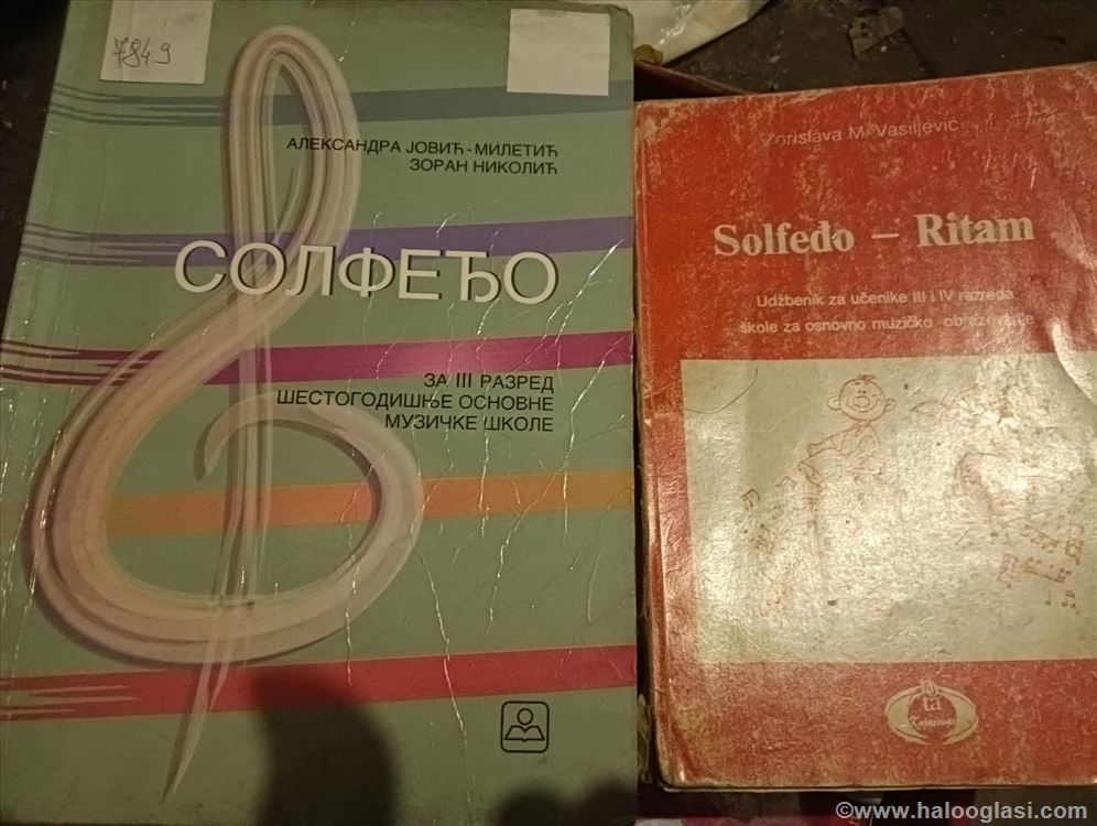 Solfeđo i solfeđo ritam za 3. razred | Halo Oglasi