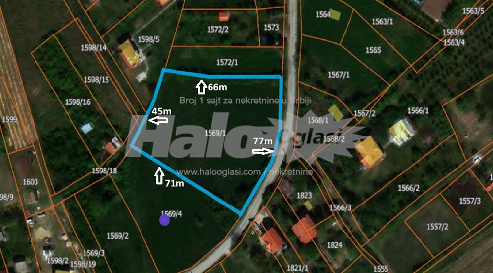 Placevi na 25min od Beograda, 2,6km od autoputa | Halo Oglasi