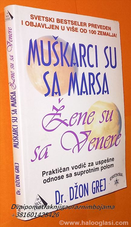 Muškarci su sa Marsa žene su sa Venere Grej Džon | Halo Oglasi