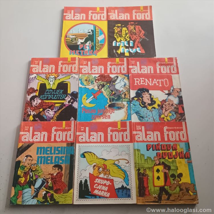 Alan Ford 236 242 252 267 281 294 | Halo Oglasi
