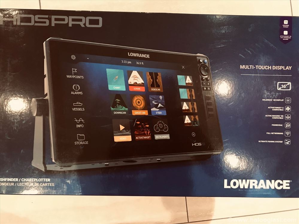 Lowrance hds 16 pro+activ target2 novo u kartonu | Halo Oglasi