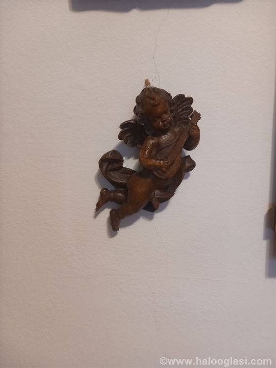 Drvena figura Andjeo | Halo Oglasi