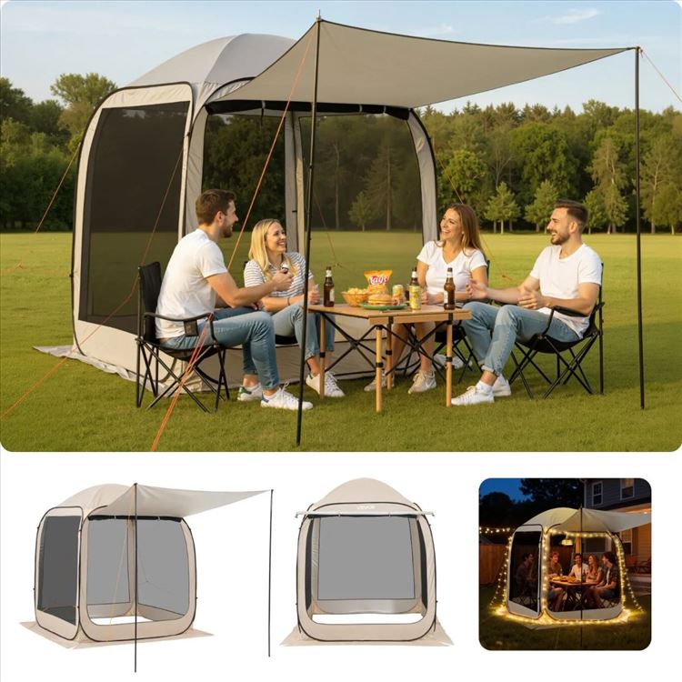 Pop up sator sa mrezom 1825x1825x2200mm 4-6 osoba | Halo Oglasi