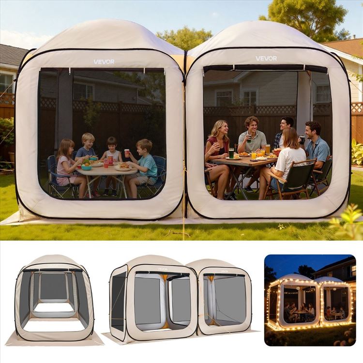 Pop Up Sator Sa Mrezom 2u1 3660x1825x2200mm | Halo Oglasi
